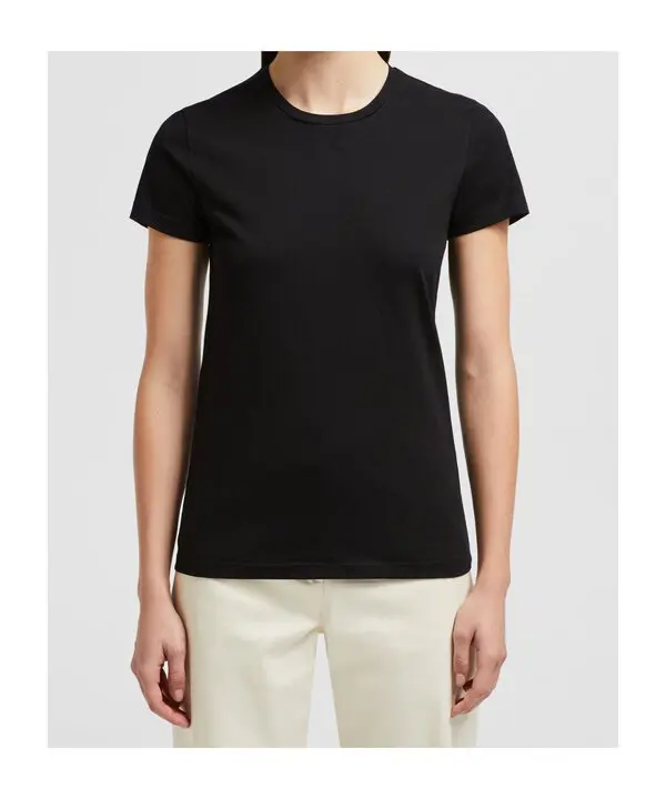 Moncler Crewneck Short-sleeved T-shirt - Black
