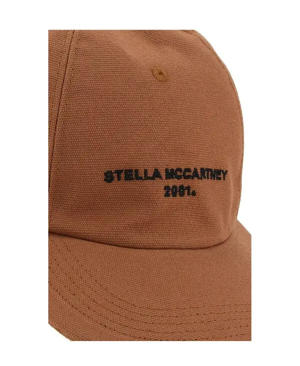 Stella McCartney Embroidered Baseball Cap - Brown