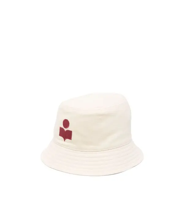 Isabel Marant Étoile Logo-embroidered Bucket Hat - White