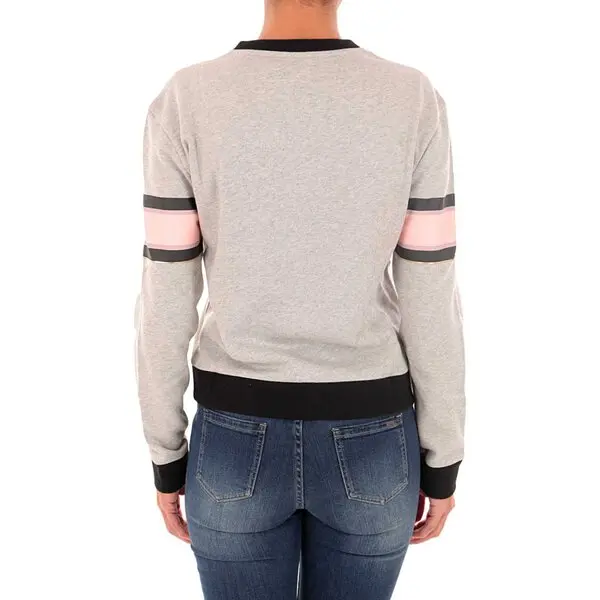 Emporio Armani Round Neck Logo Sweater - Pink