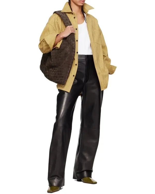 Bottega Veneta Large Braided Tote Bag - Chocolate-colored