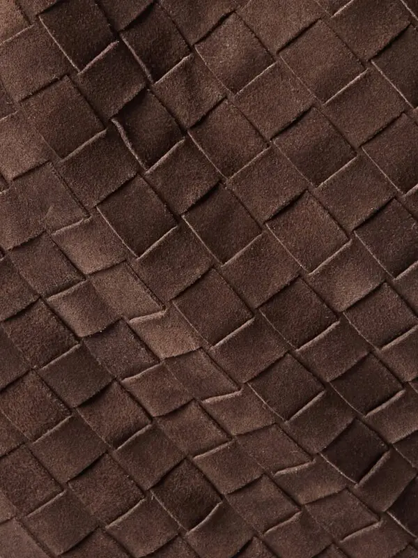 Bottega Veneta Large Braided Tote Bag - Chocolate