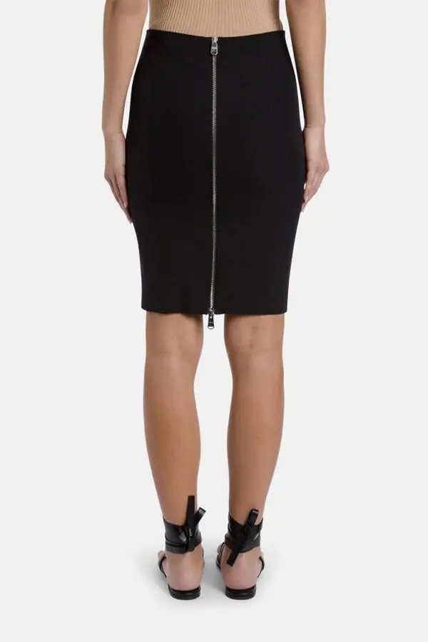 DONDUP Panelled Zip-front Skirt