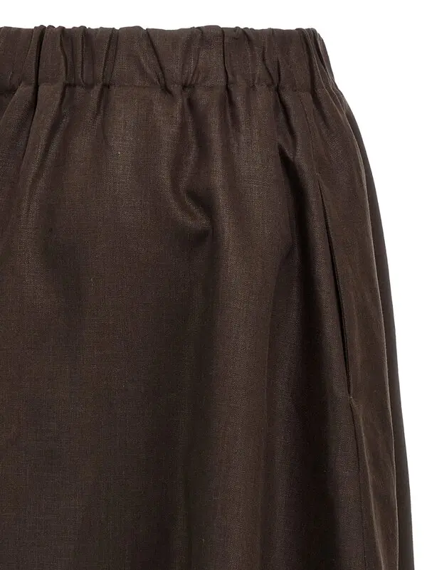 Brunello Cucinelli Midi Skirt With Pleated Details - C273