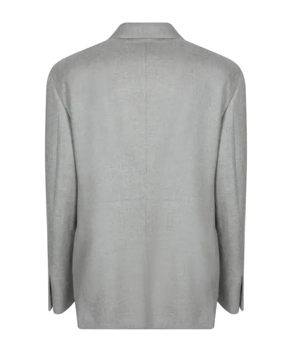 LARDINI Single-breasted Tailored Blazer - Grey