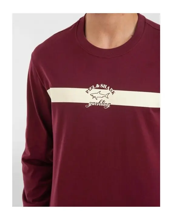 PAUL  SHARK Round Collar And Long-sleeved T-shirt