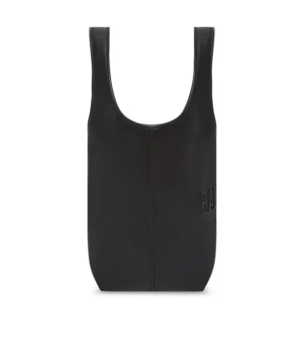 Balenciaga Logo Debossed Loop Handle Tote Bag