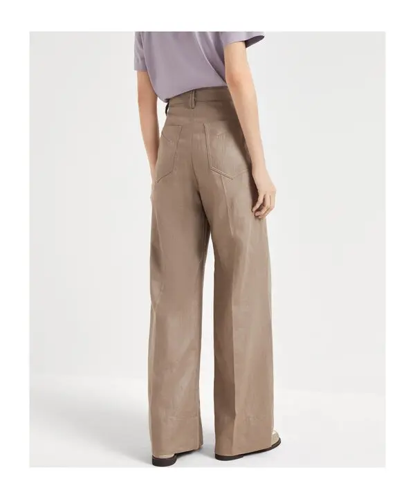 Brunello Cucinelli Pleated Wide-leg Trousers