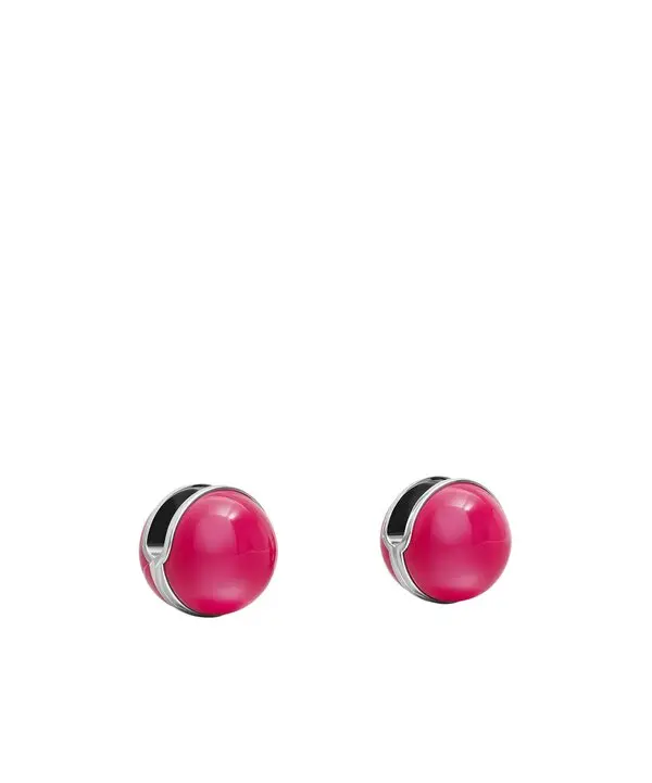 Alaïa Sphere Earrings - Red