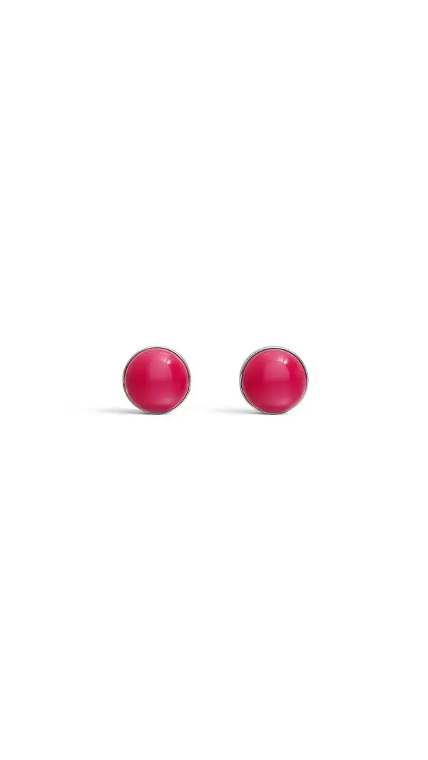 Alaïa Sphere Earrings - Red