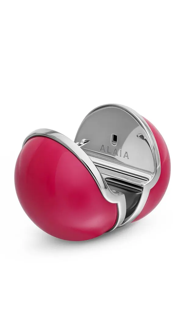 Alaïa Sphere Earrings - Red