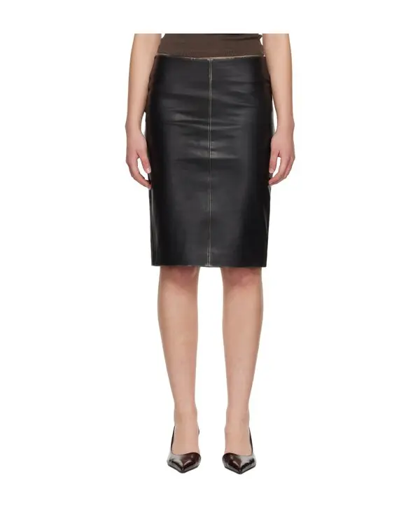 ST. AGNI Low-waisted Pencil Skirt