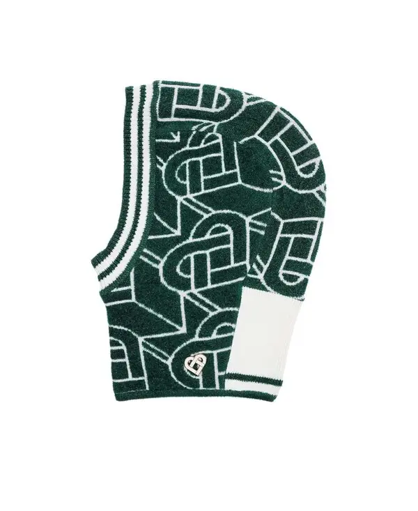 Casablanca Logo Balaclava - Green