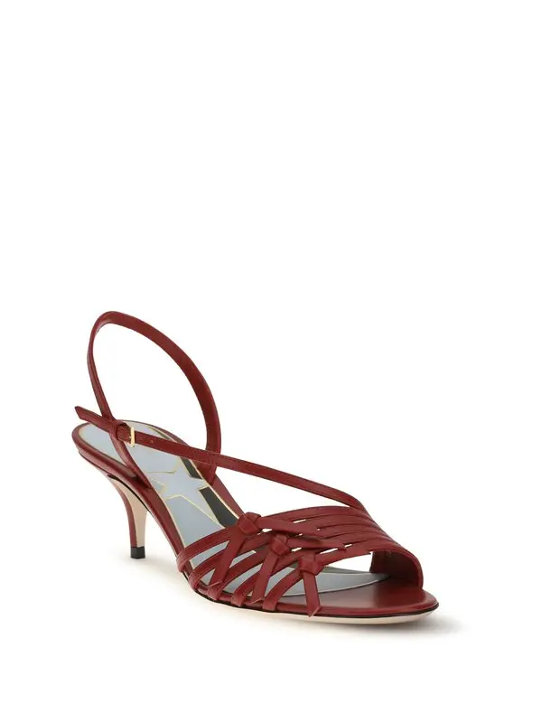 Valentino Garavani Strappy Heeled Sandals - Red