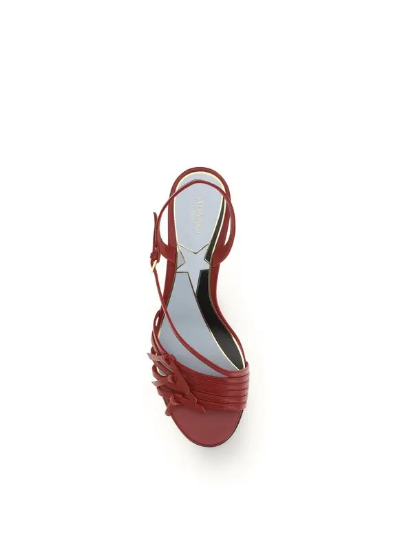 Valentino Garavani Strappy Heeled Sandals - Red