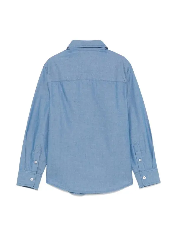 FAY Cotton Shirt With Buttoned Cuffs