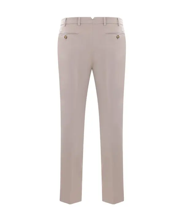 Brunello Cucinelli Italian Fit Gabardine Trousers - Grey