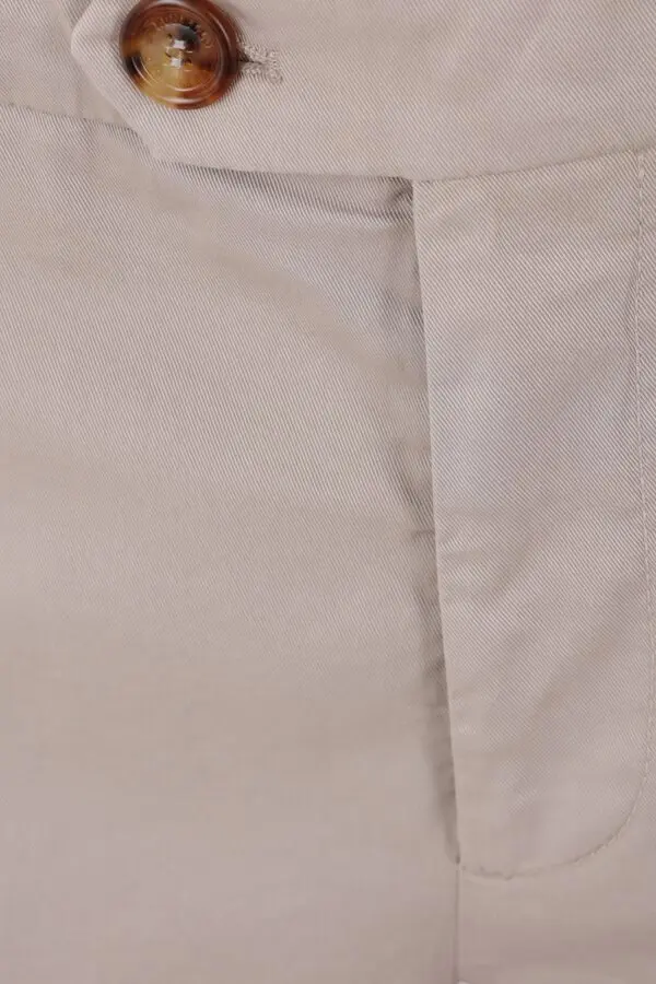 Brunello Cucinelli Italian Fit Gabardine Trousers - Grey