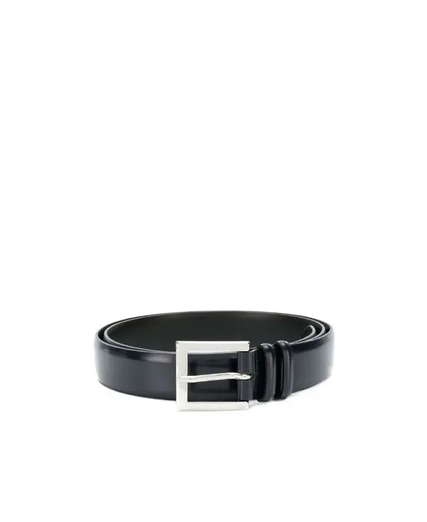 ORTIGNI Double Loop Buckle Belt - Black