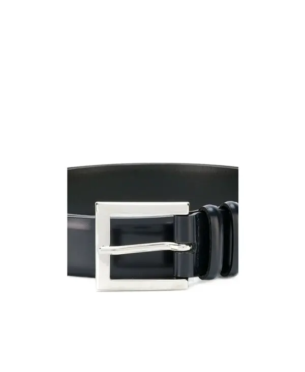 ORTIGNI Double Loop Buckle Belt - Black