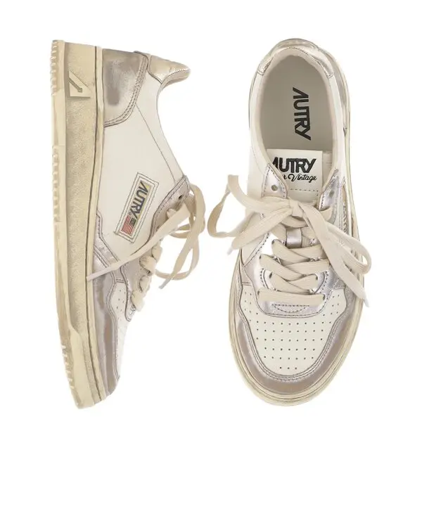 AUTRY Medalist Super Vintage Low-top Sneakers - Nude