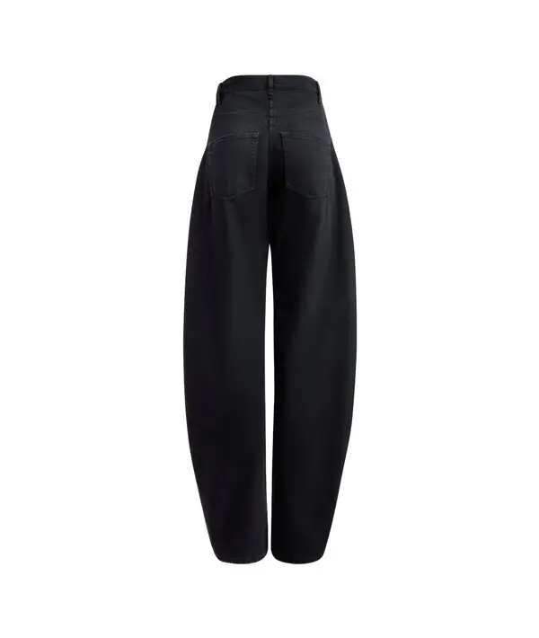 Alaïa High-waist Curved Jeans - Black