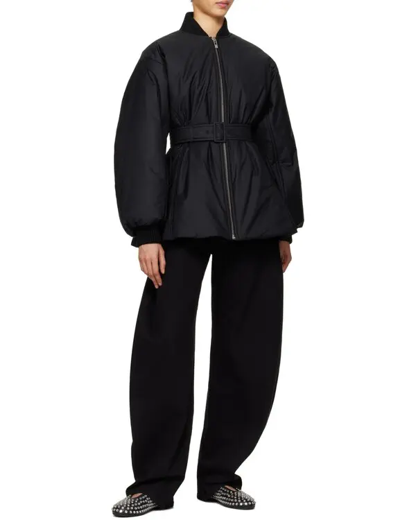 Alaïa High-waist Curved Jeans - Black
