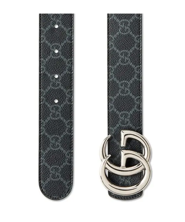 Gucci Gg Marmont Reversible Belt - Black