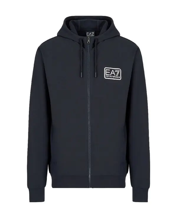 EA7 Casual Zip-up Jacket With Hood