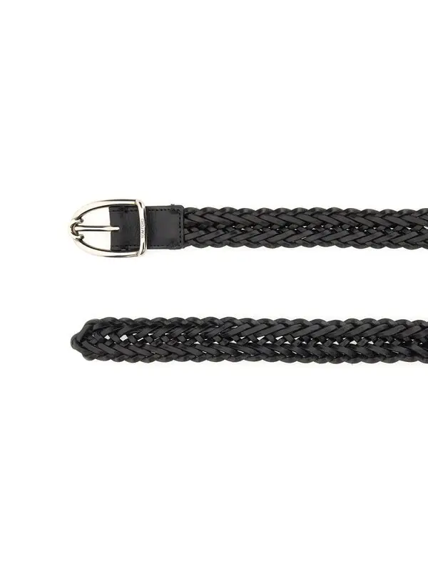 TOM FORD Braided Belt - Black