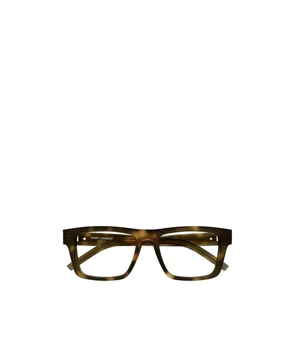 Saint Laurent Square Frame Glasses - Brown