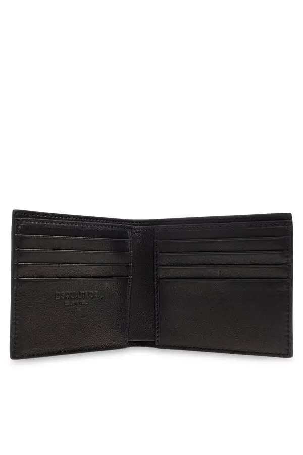 Dsquared2 Embossed Logo Leather Wallet