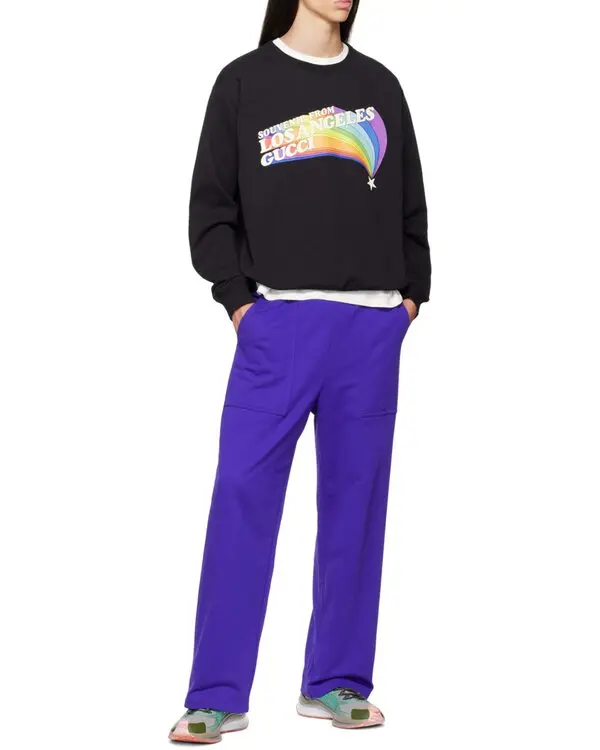 Gucci Los Angeles Rainbow Graphic Sweatshirt