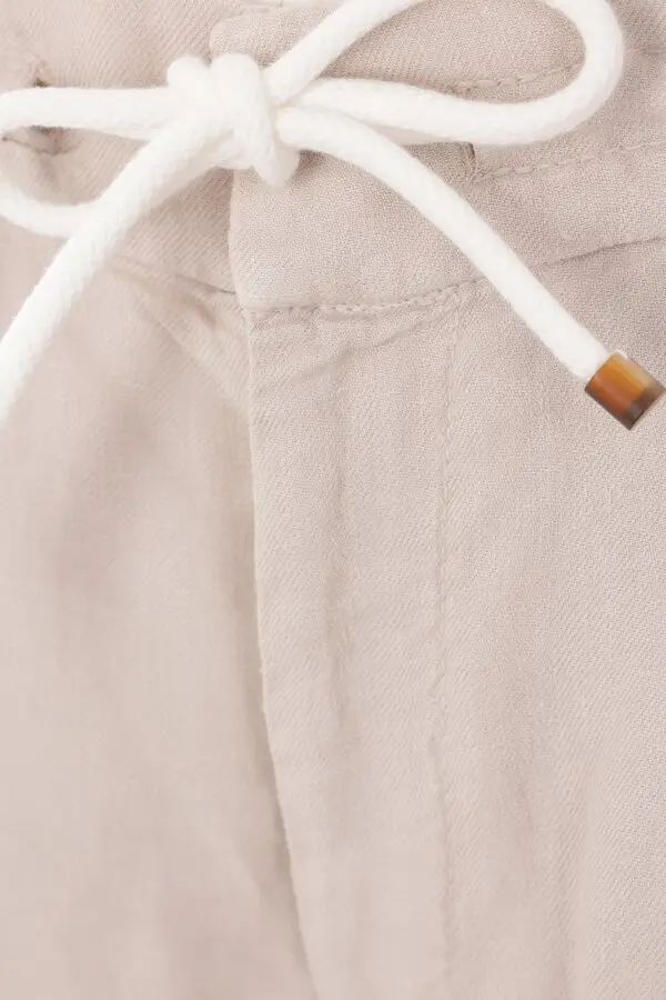 Brunello Cucinelli Drawstring Track Shorts - Beige