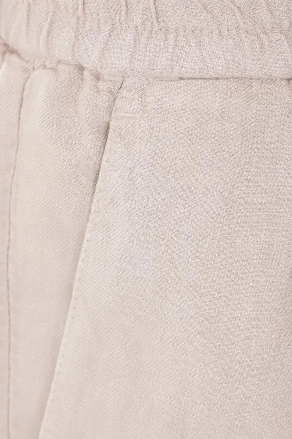 Brunello Cucinelli Drawstring Track Shorts - Beige