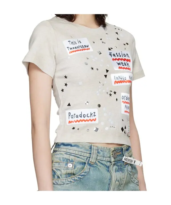 Mihara Yasuhiro Distressed Graphic T-shirt