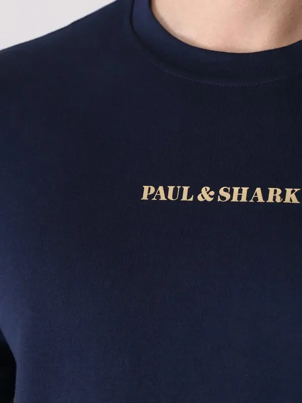 PAUL  SHARK Logo Pattern T-shirt
