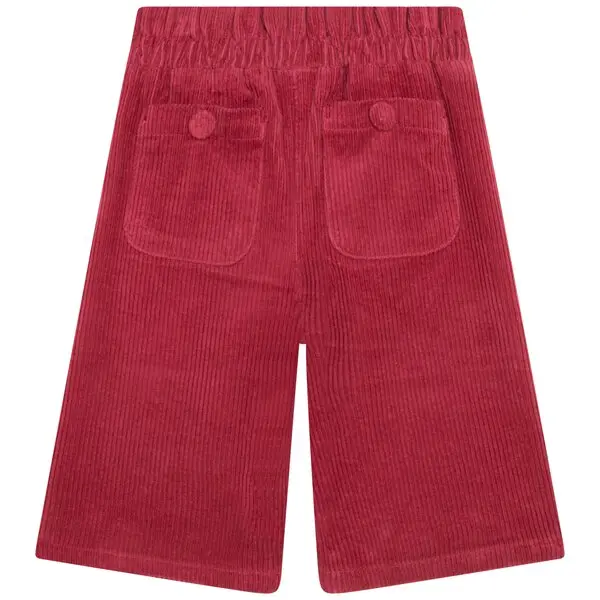 Chloé Corduroy Straight-leg Trousers - Red