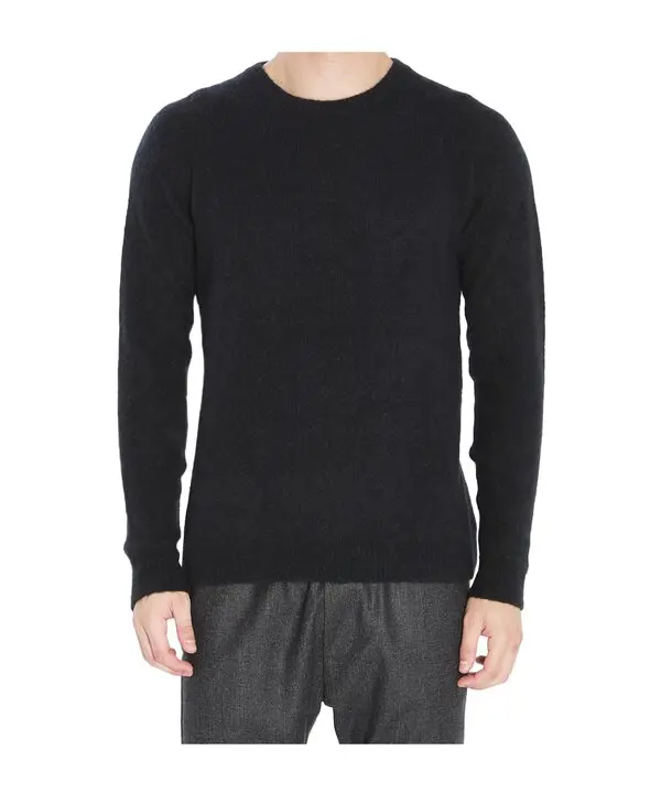 ROBERTO COLLINA Ribbed Crewneck Jumper - Black