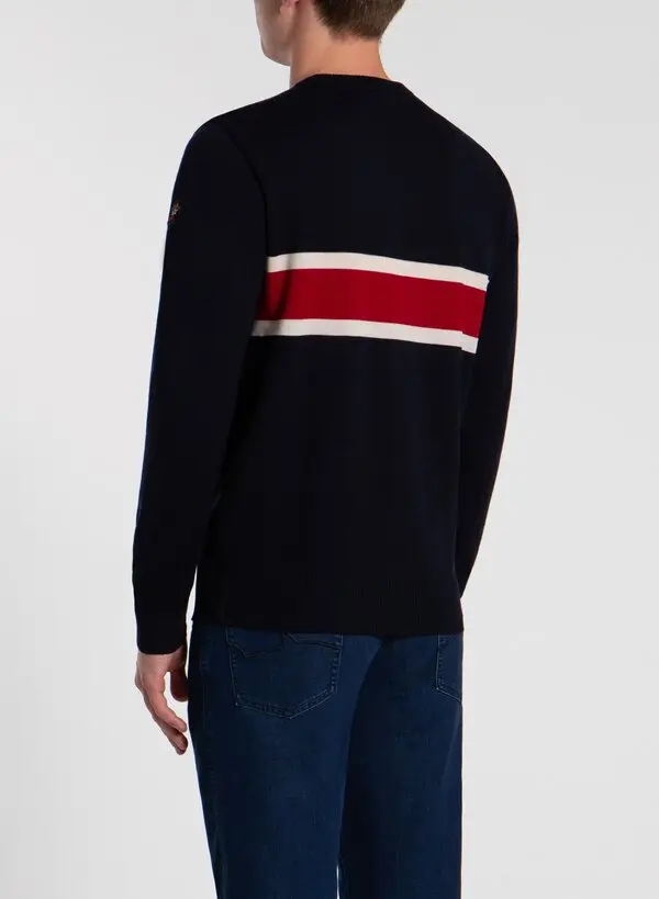 PAUL  SHARK Paul & Shark Striped Crew Neck Sweater