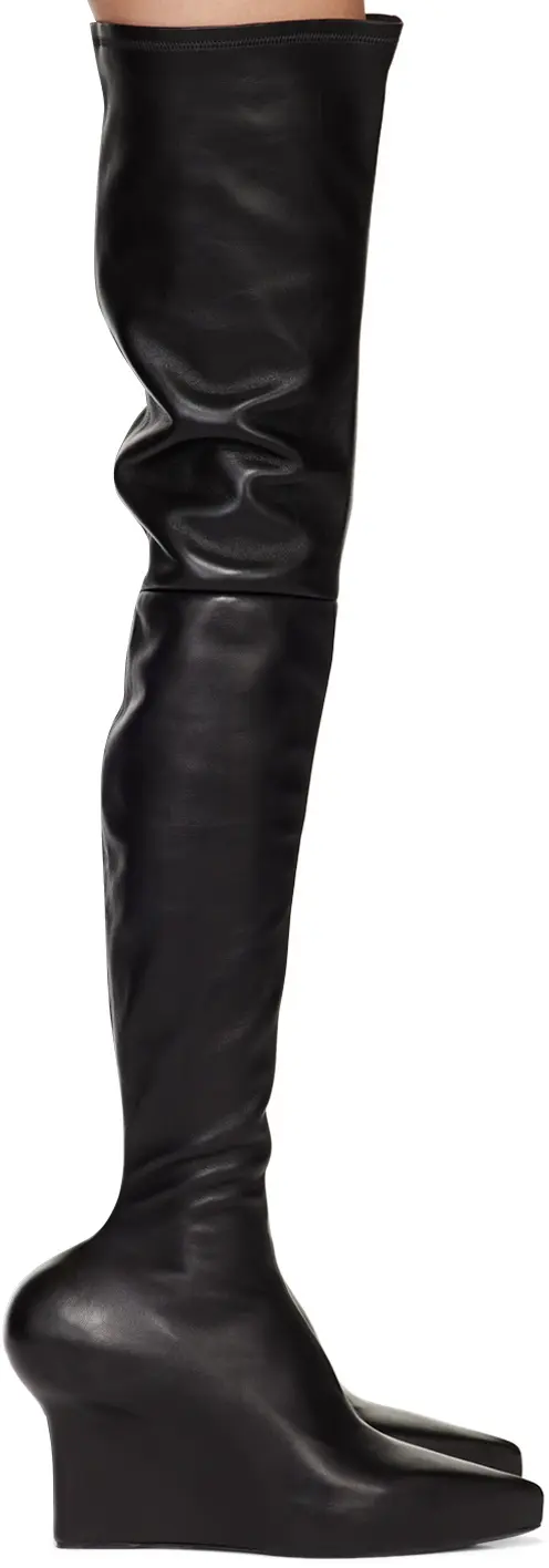 Givenchy Pointed Tote Thigh High Boots