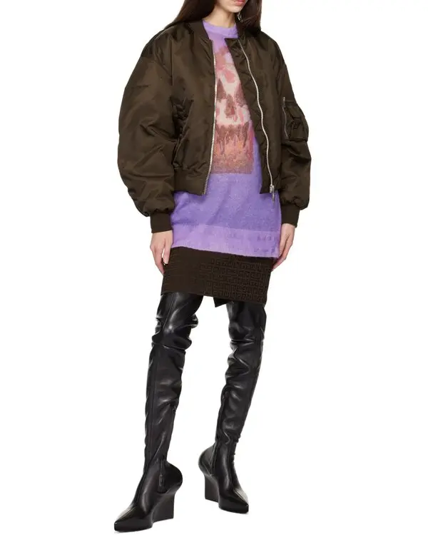 Givenchy Pointed Tote Thigh High Boots