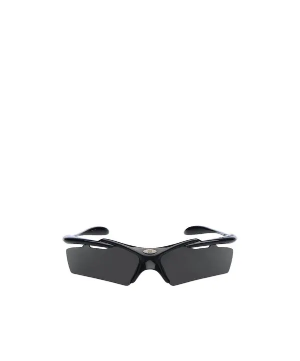 Balenciaga Turbo Rectangle Sunglasses - Black