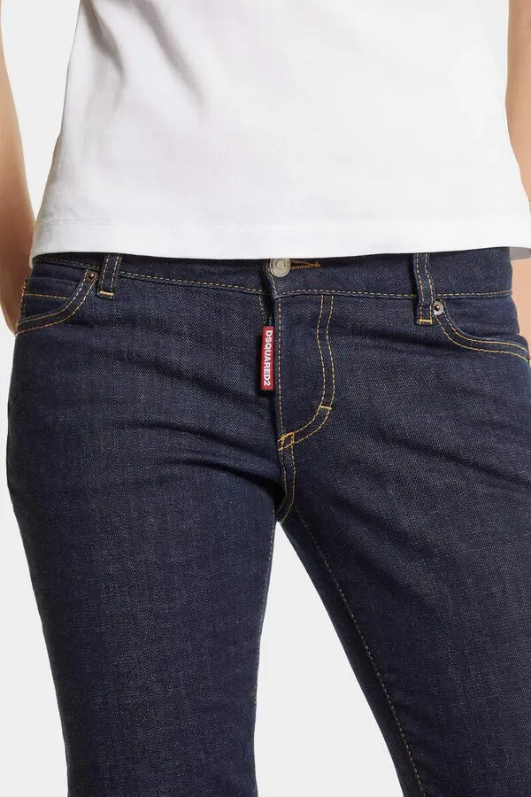 Dsquared2 Logo Patch Jennifer Jeans - Black