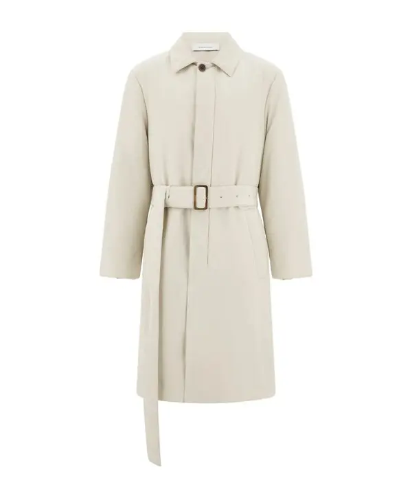 FERRAGAMO Padded Technical Cotton Trench Coat