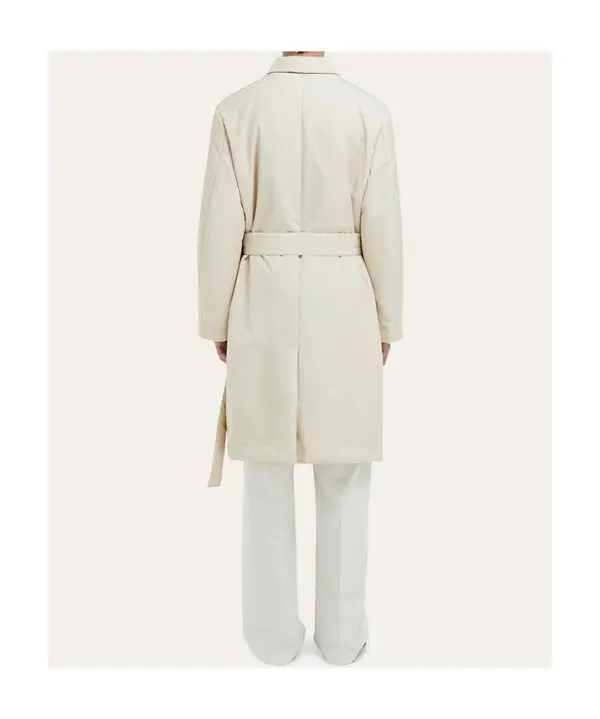 FERRAGAMO Padded Technical Cotton Trench Coat
