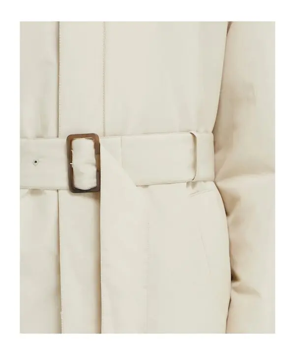 FERRAGAMO Padded Technical Cotton Trench Coat