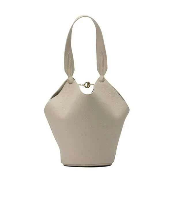 Khaite Lotus Chain Detailed Mini Tote Bag - Nude