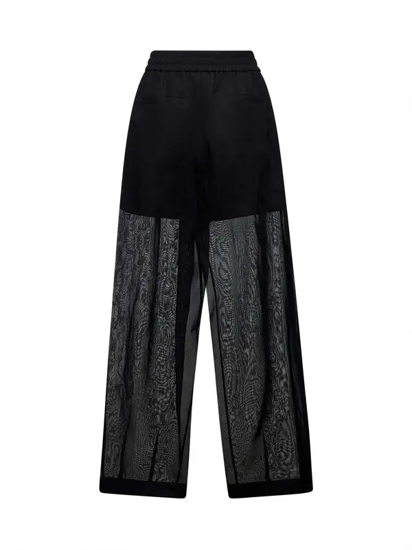 Brunello Cucinelli Organza Track Trousers