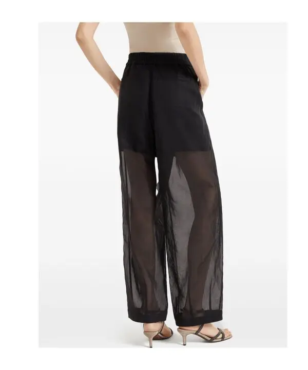 Brunello Cucinelli Organza Track Trousers